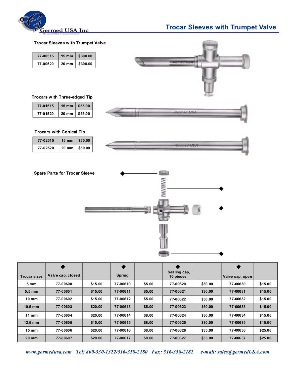 Laparoscopy Surgical Instruments catalog