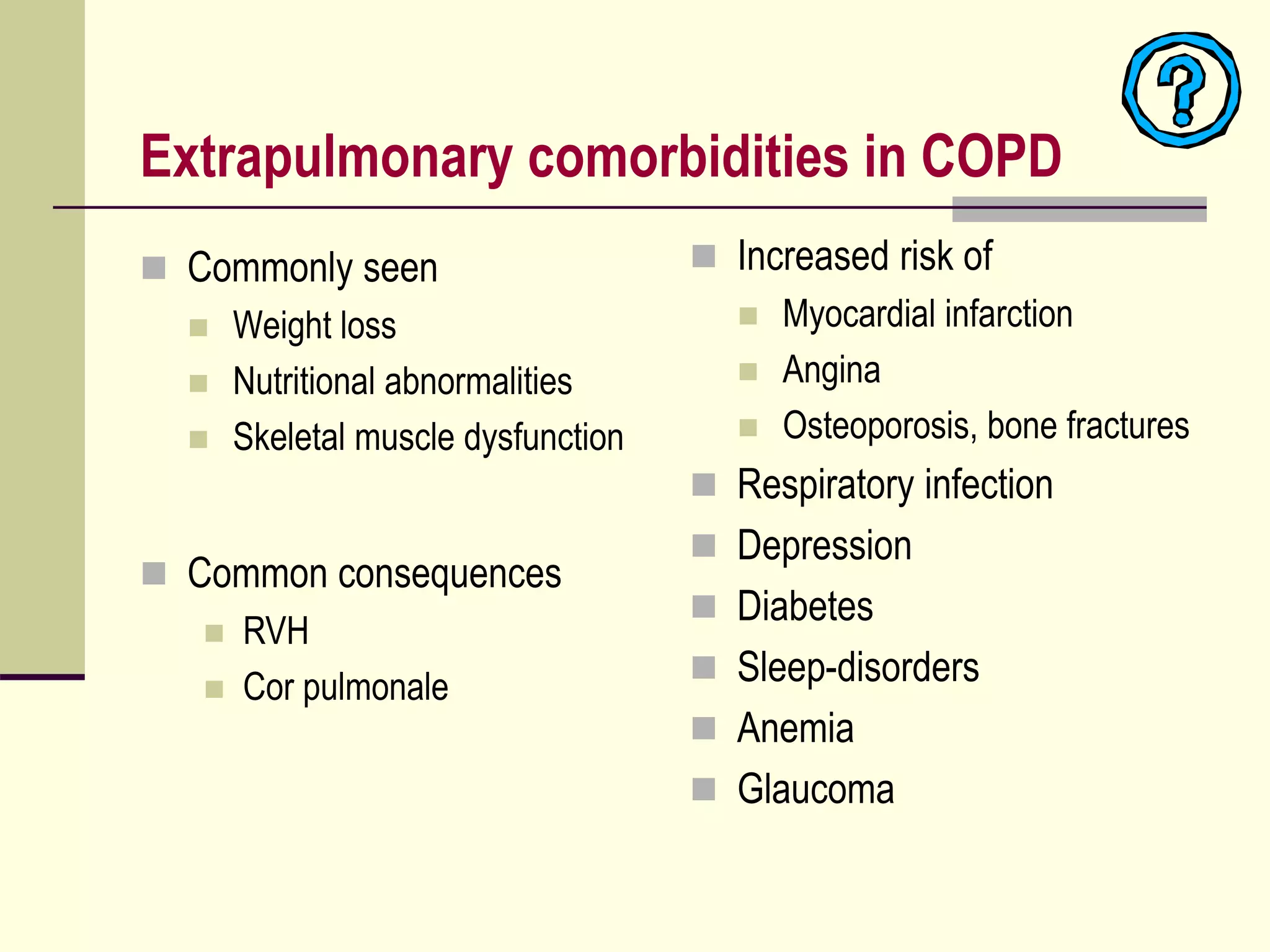 Laparoscopy in COPD: Anaesthesia | PPTX