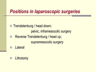 Laparoscopy in COPD: Anaesthesia | PPTX