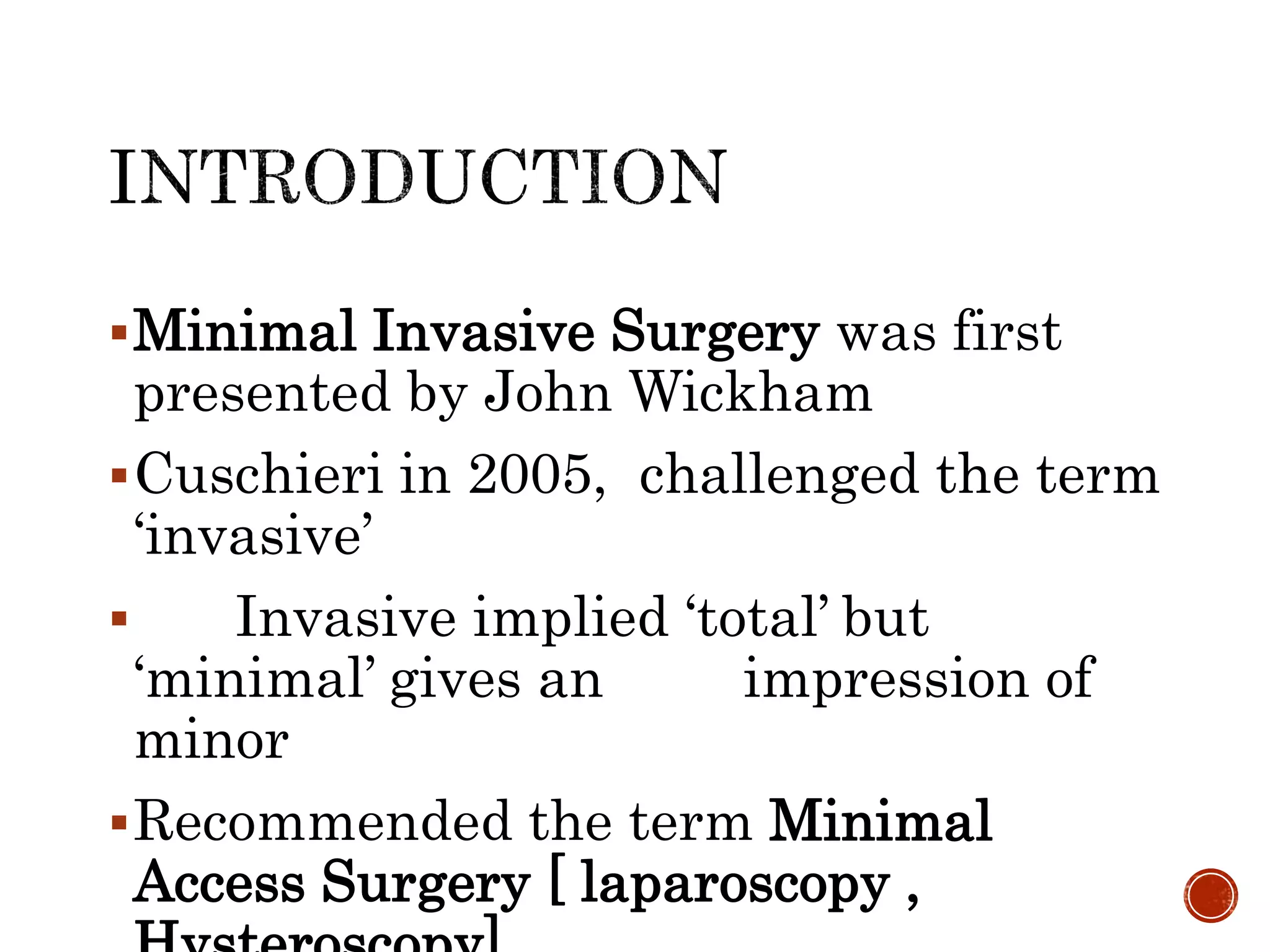 Laparoscopy in gynaecology presented by drs igbodike emeka philip and ...