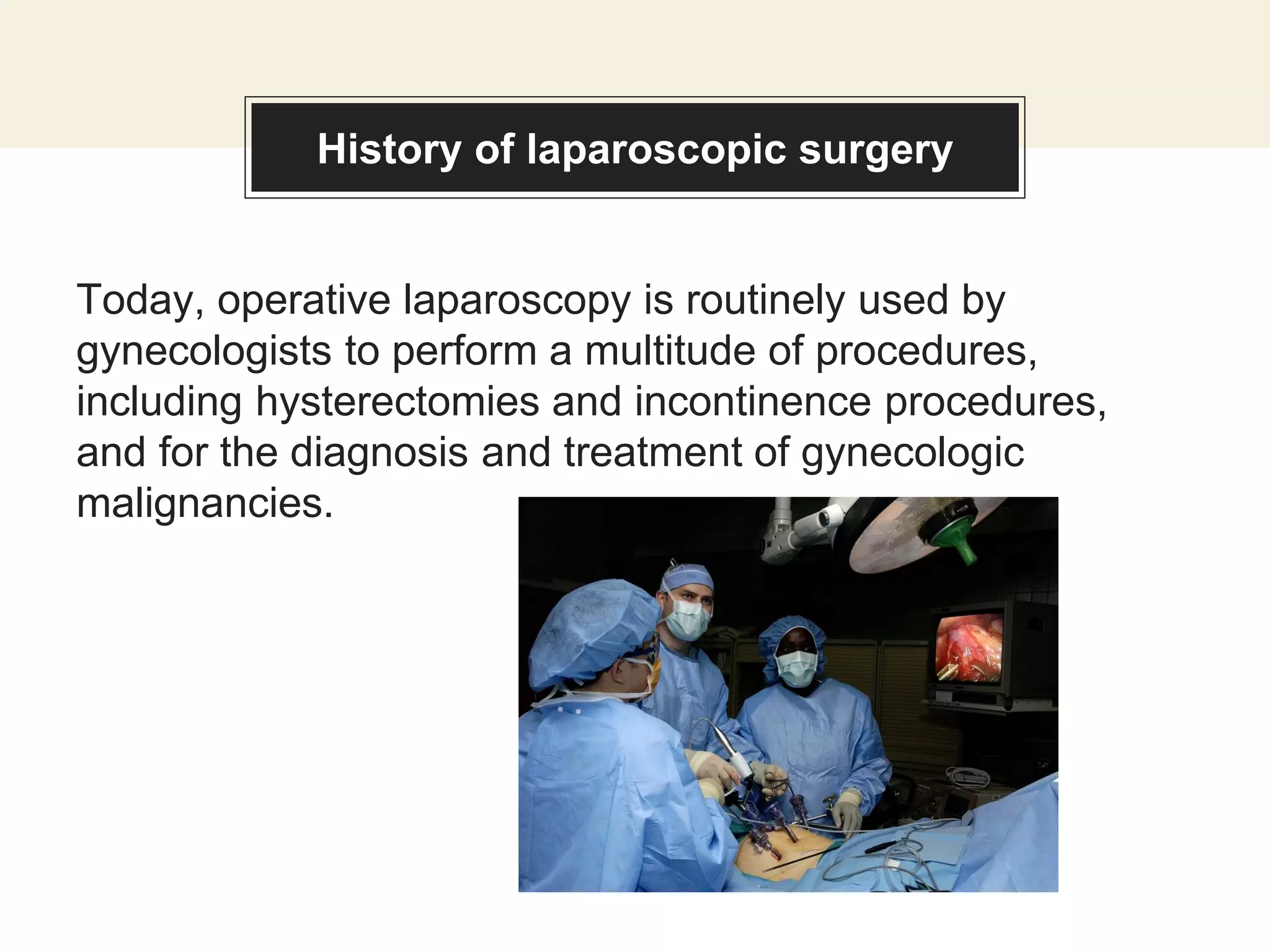 Laparoscopy in gynecology | PDF