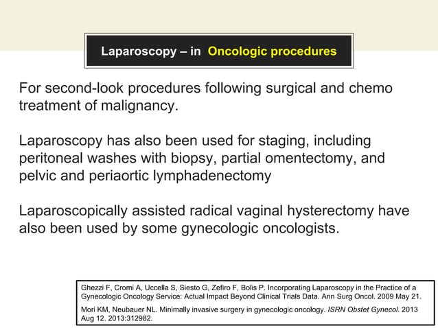 Laparoscopy in gynecology | PDF | Pregnancy | Reproductive Health