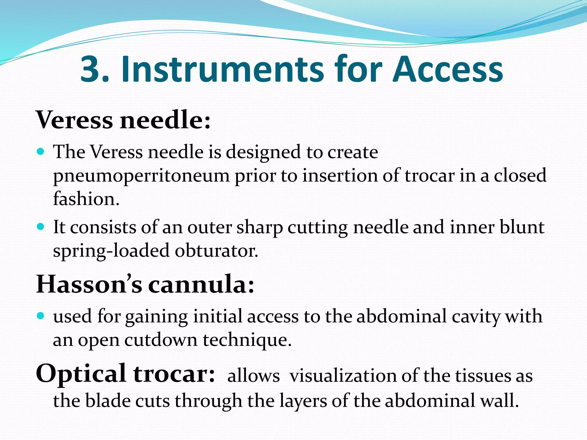 Laparoscopy instruments | PPTX