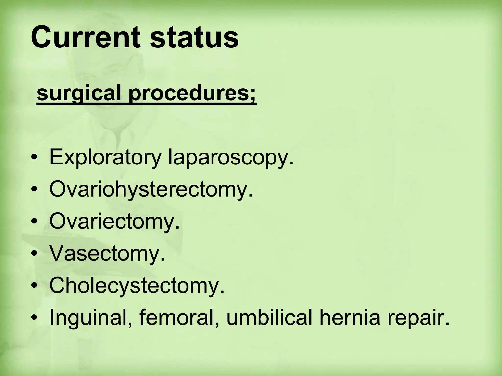 prospects & constraints in vety Laparoscopy in surgery | PPT