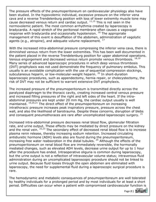 Laparoscopy pathophysiology by ma3en abu 7oseh | PDF