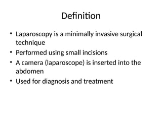 Laparoscopy_Presentation_Tasneem.pptx dfxf | PPTX