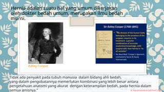 LAPAROSCOPY TAPP HERNIA inguinal ( tehnik operasi ) azis | PPTX