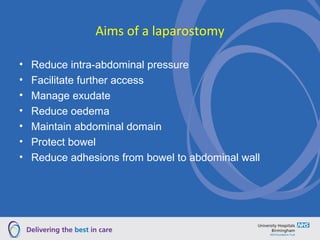 Laparostomy | PPT
