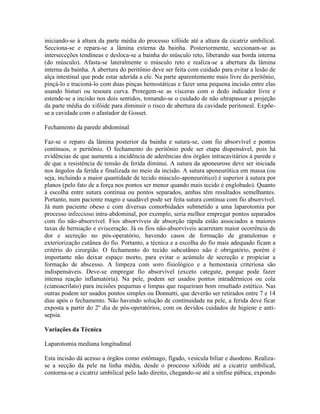 Laparotomia a lennander técnicas e variações | DOC