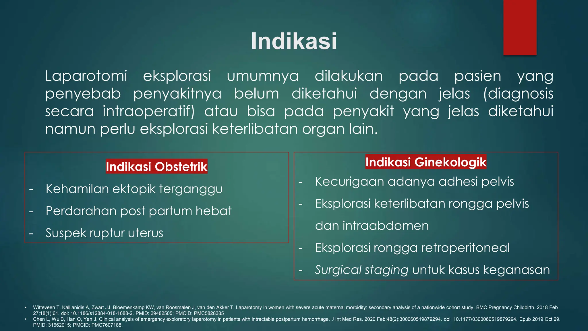 LAPAROTOMI EKSPLORASI YANG BISA DIPELAJARI | PPTX