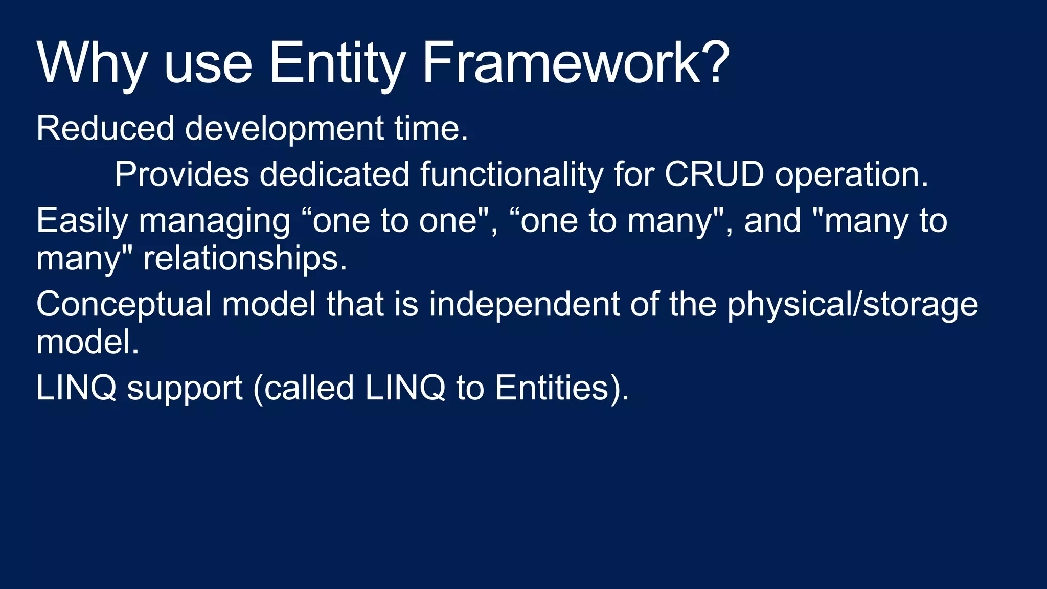 Lap Around Entity Framework | PPT Lap Around Entity Framework | PPT