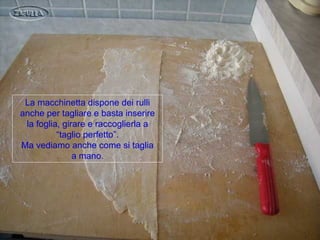 La pasta fatta in casa a | PPS
