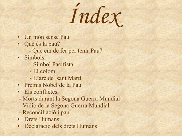 La Pau Crislau | PPT