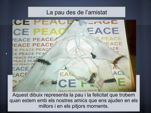 La pau significat simbòlic | PPT