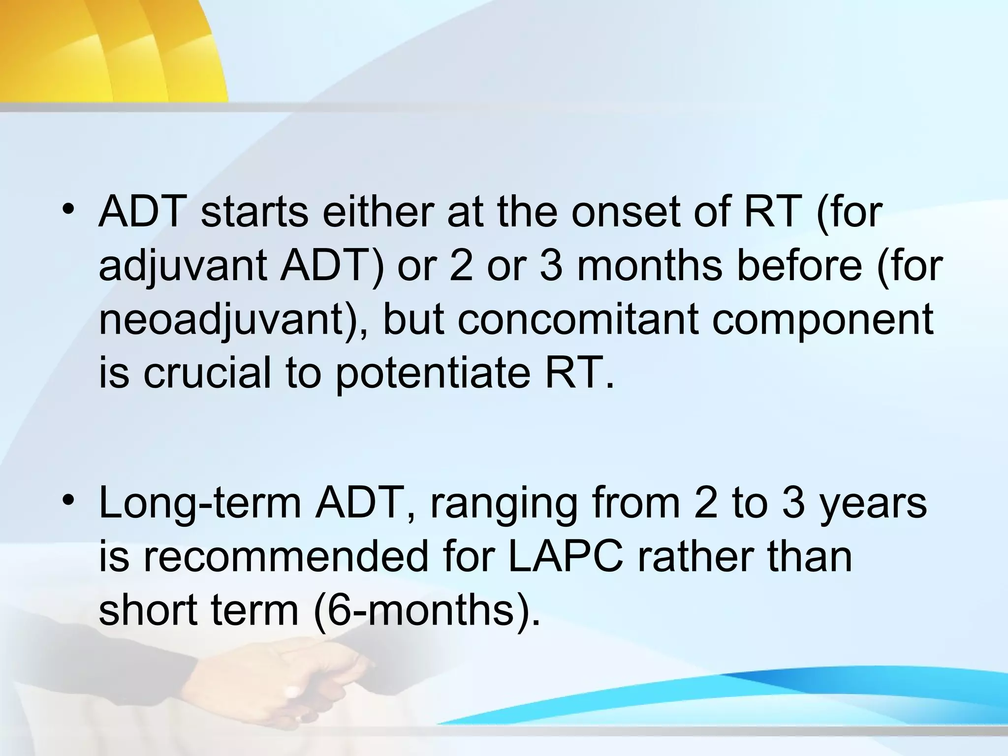 Locally Advanced Prostate Cancer Ppt