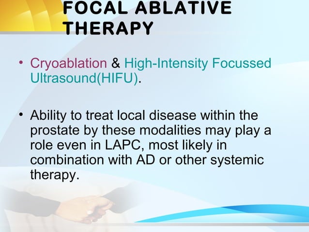 Locally Advanced Prostate Cancer