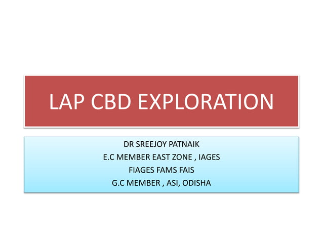 LAP CBD ppt | PPT