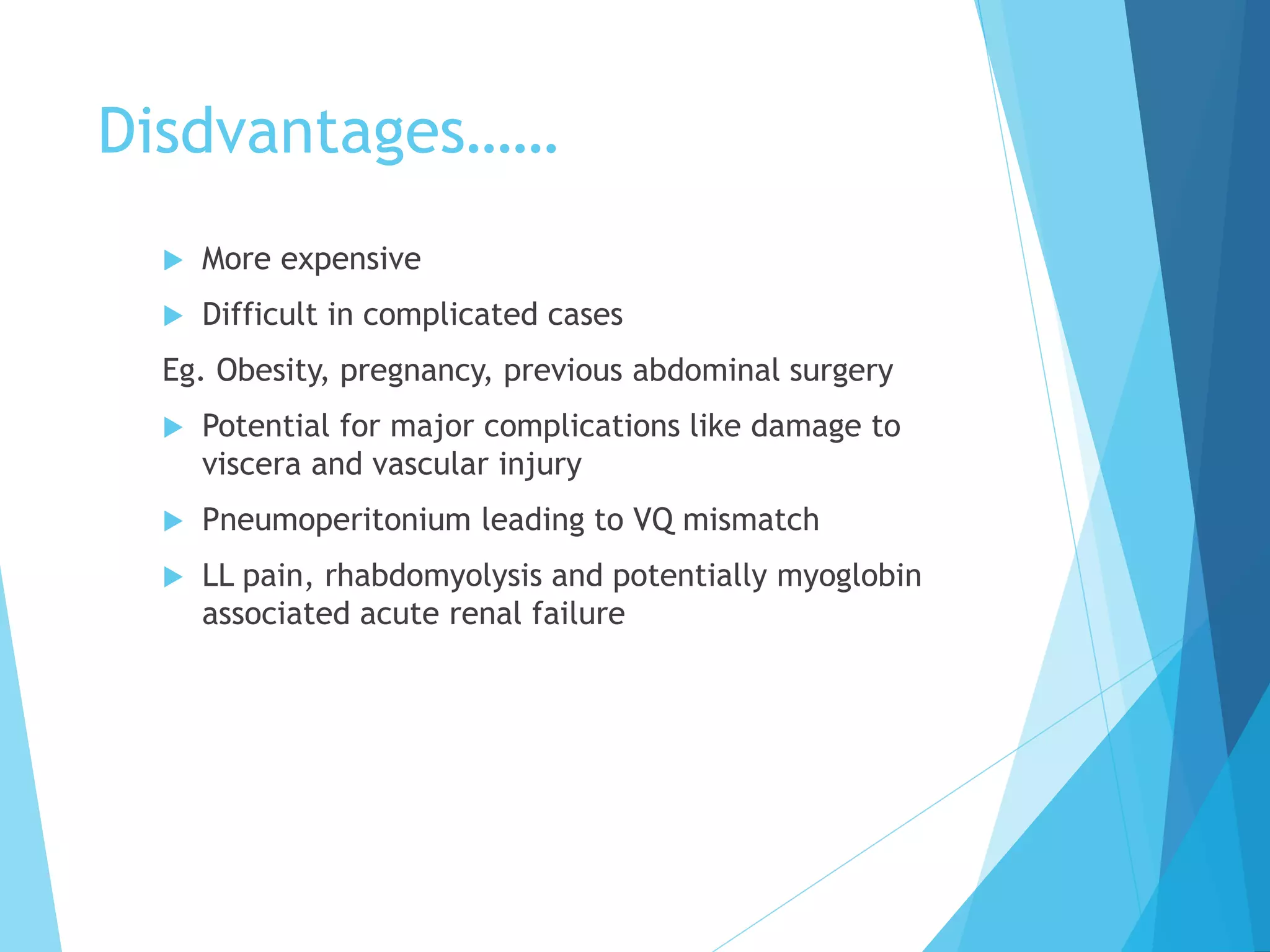anaesthesia for lap cholecystectomy | PPTX