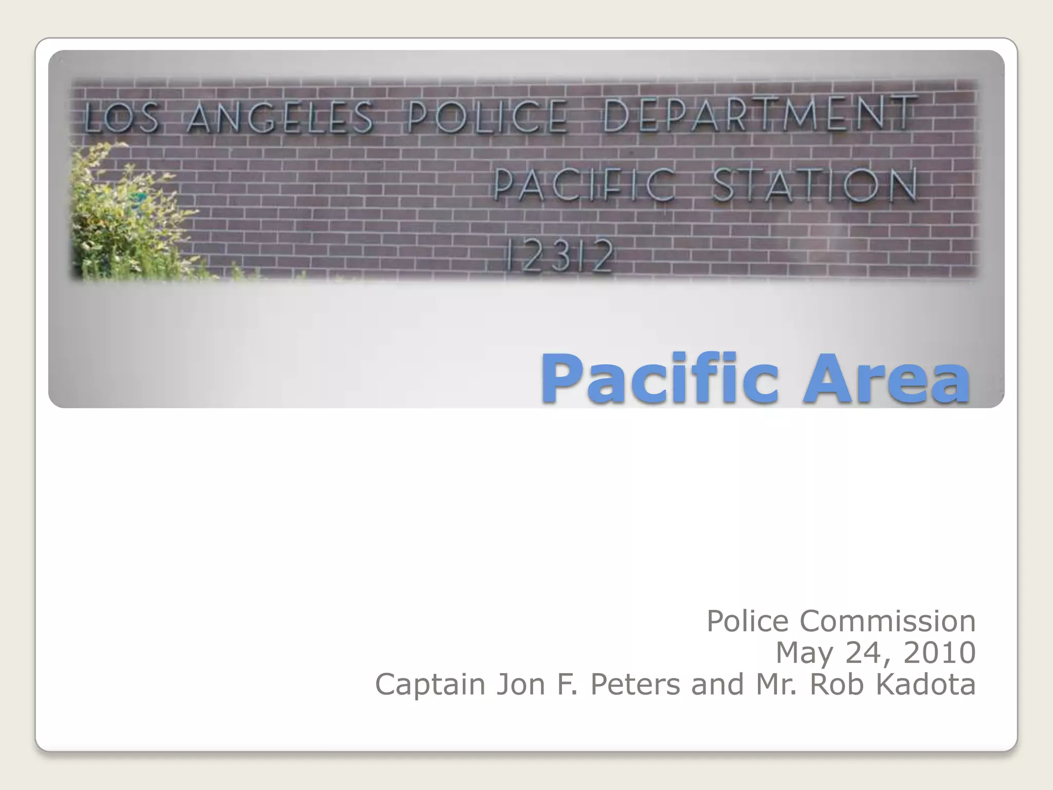 Lapd board of commissioners | PPTX