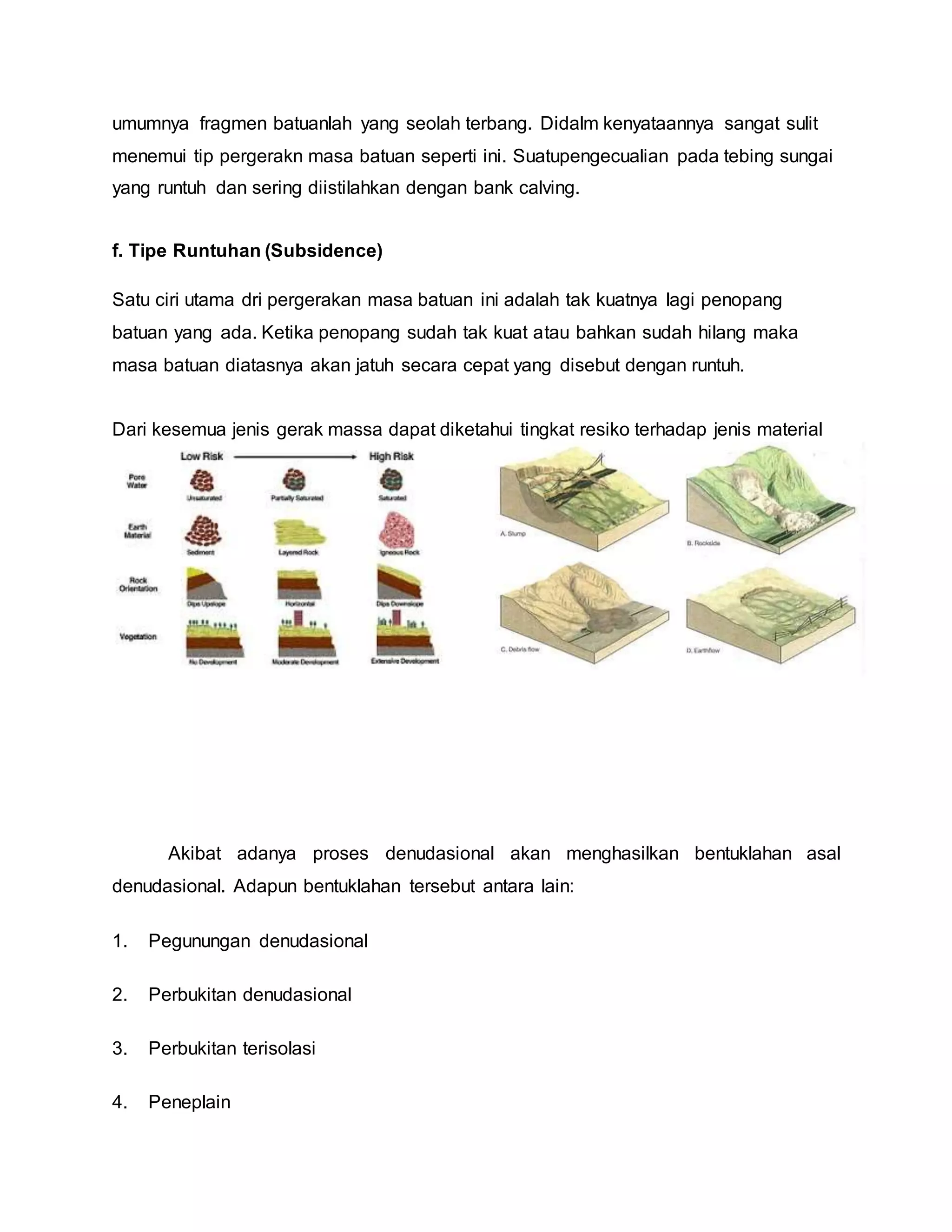 Laporan denudasional | DOCX