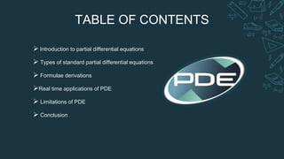 LAPDE ..PPT (STANDARD TYPES OF PDE).pptx