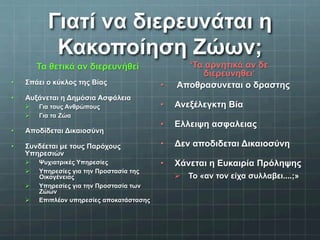 Κακοποίηση Ζώων | PPT