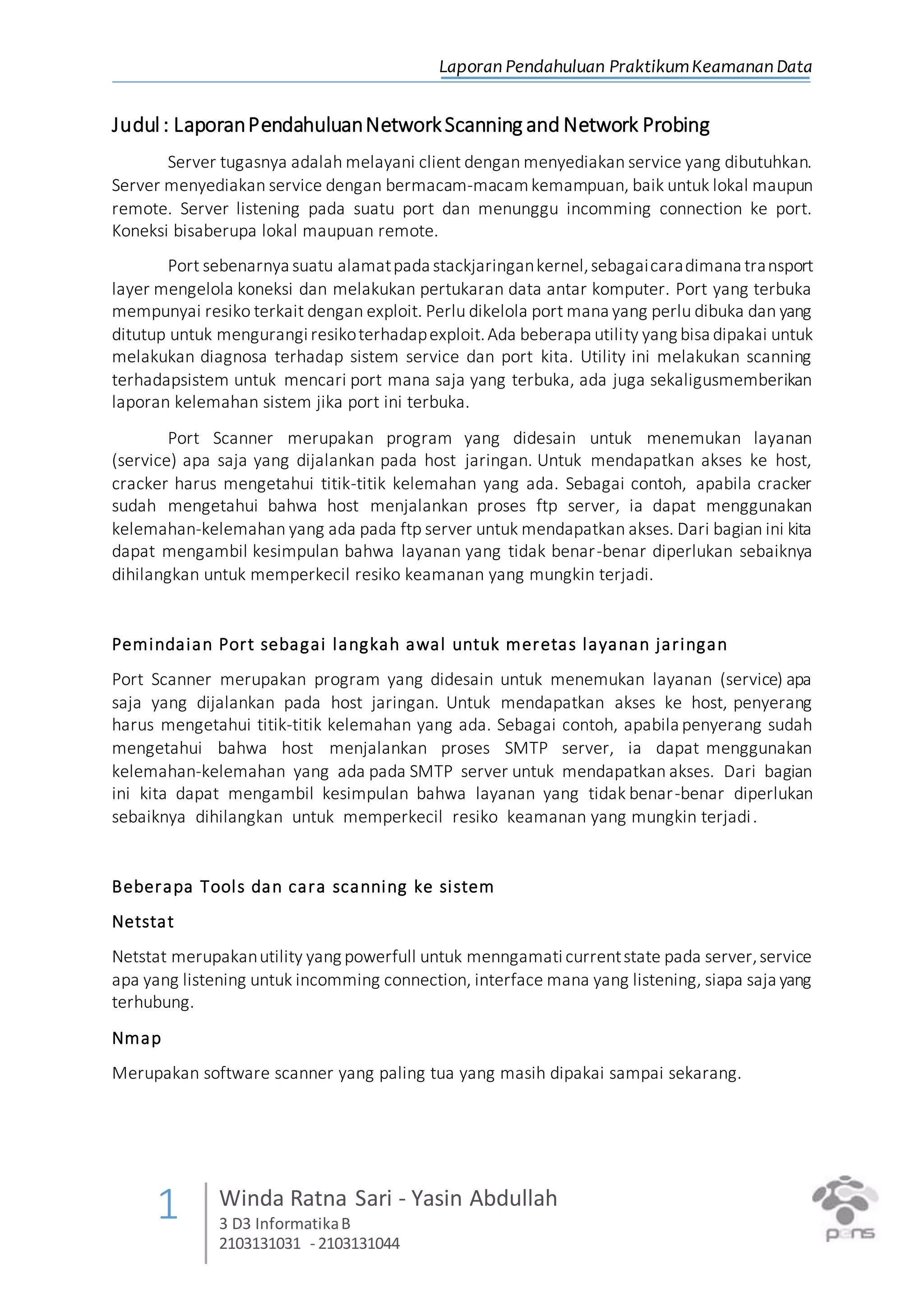 Lapen 4 scanning & probing | PDF