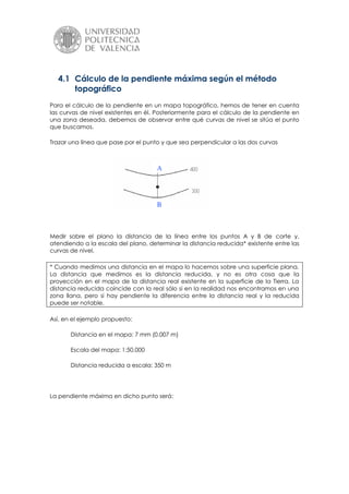 La pendiente del terreno | PDF