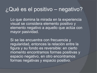 La percepción visual | PPTX