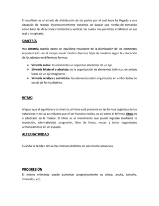 La percepcion visual | DOCX