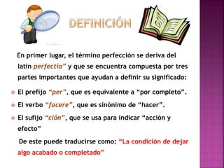 La perfección en la vida del creyente | PPTX