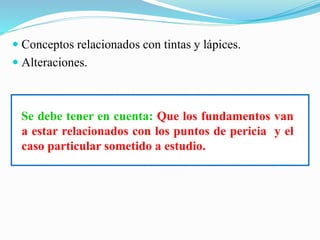 La pericia | PPTX
