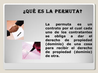La Permuta (Presentacion) | PPT