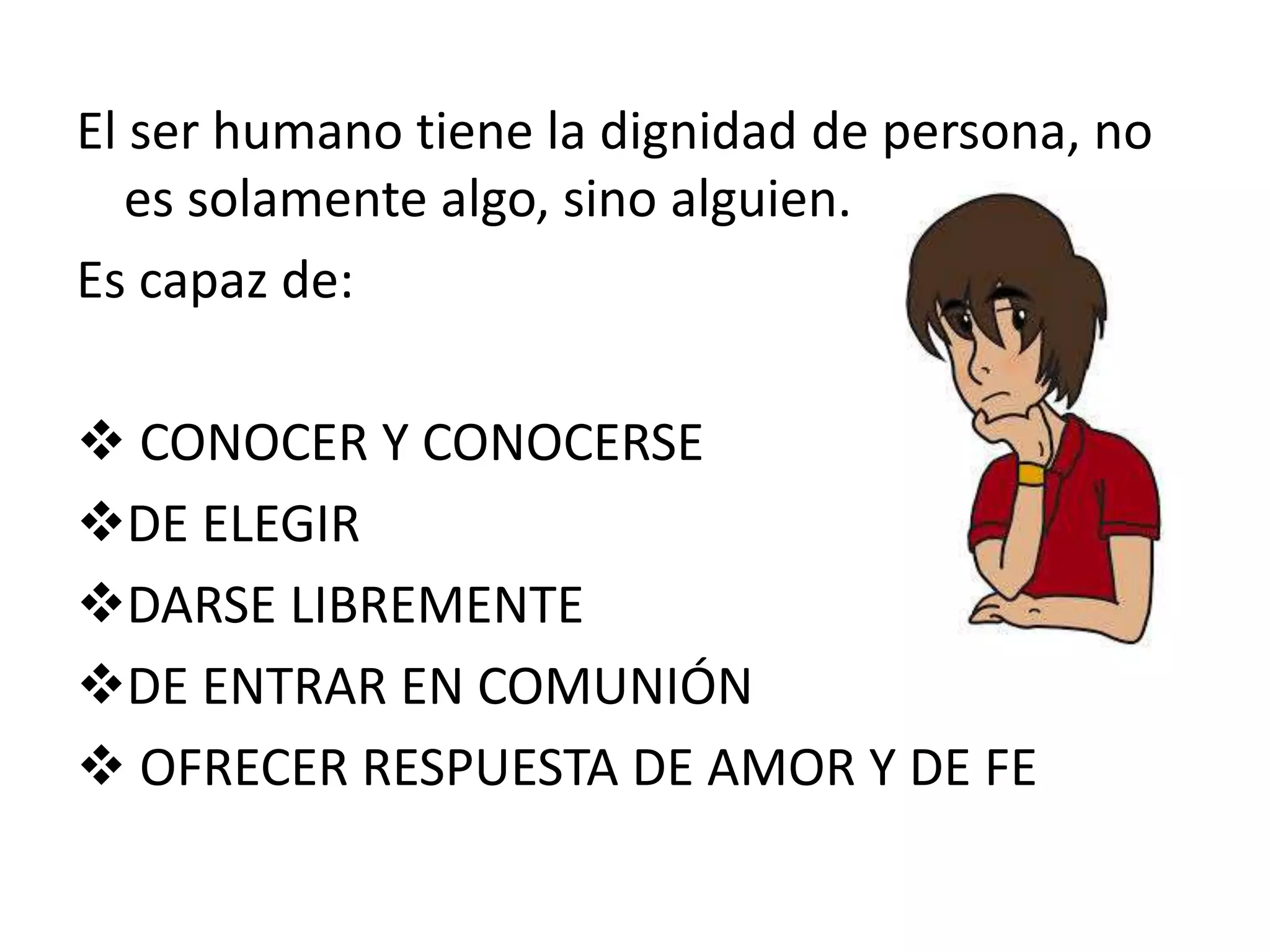 La persona humana | PPTX