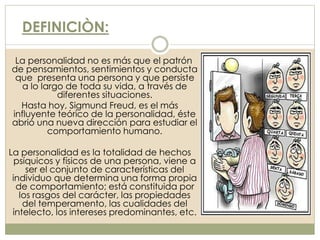 La personalidad | PPTX