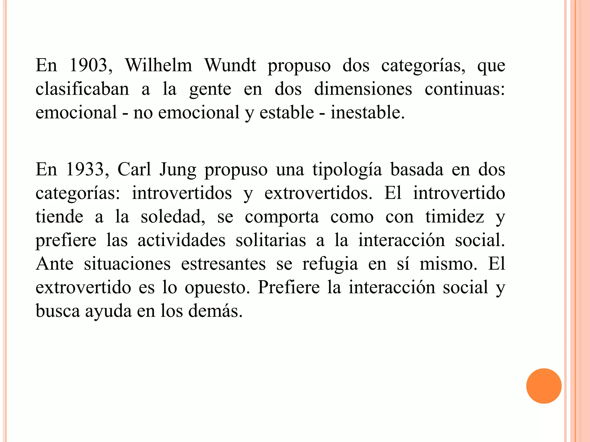 La perspectiva disposicional. cattell y eysenck. | PPTX