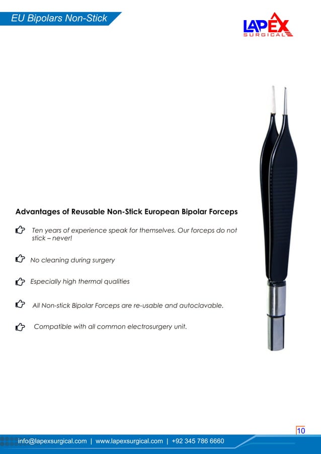 Lapex Surgical: Advanced Electrosurgical Instruments Catalog 2025 | PDF