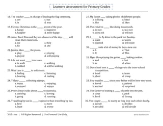 K to 12 Grade 3 LAPG ENGLISH Reviewer | PDF