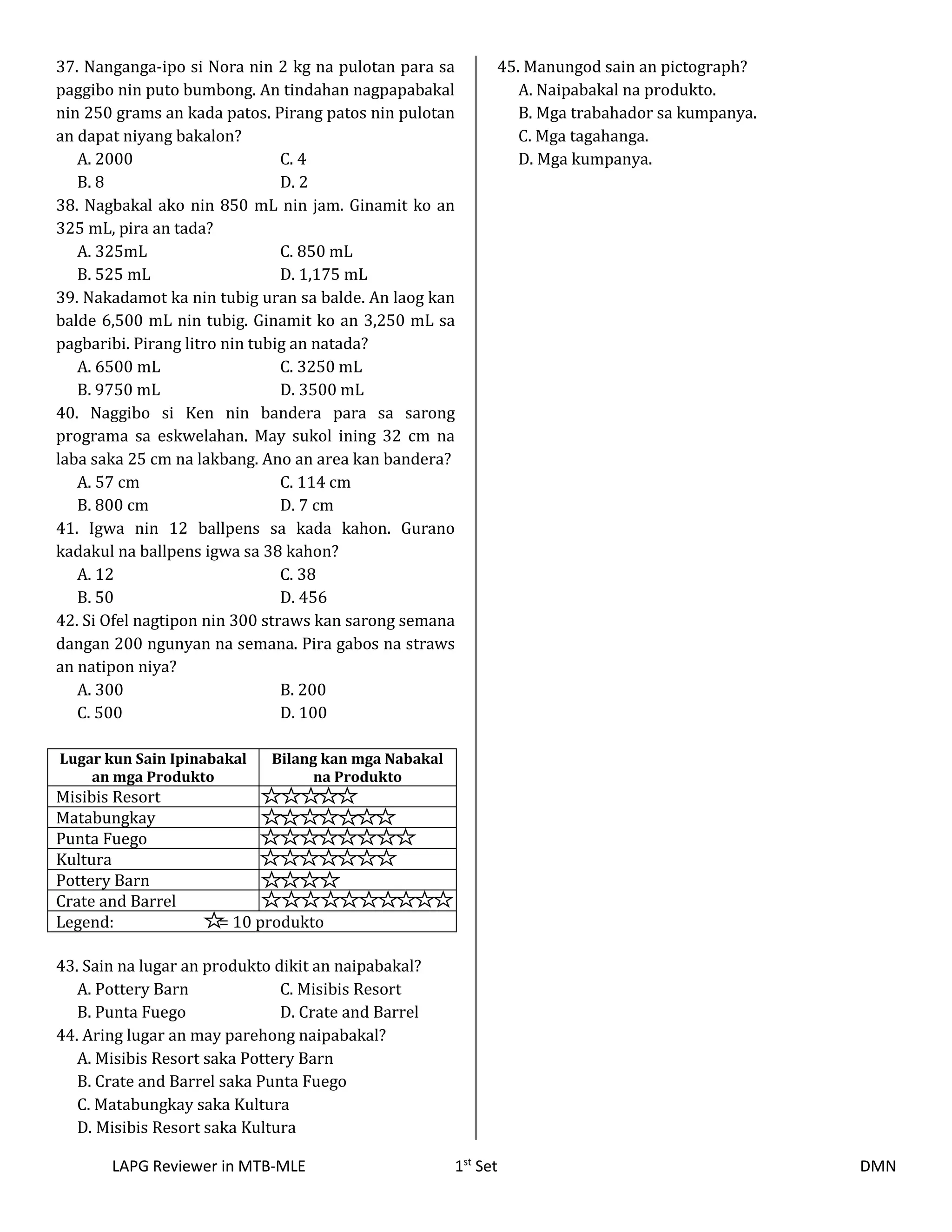 Lapg reviewer in mtb | DOCX