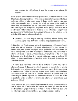 Lucas 20 Yeshúa, la piedra del ángulo | PDF