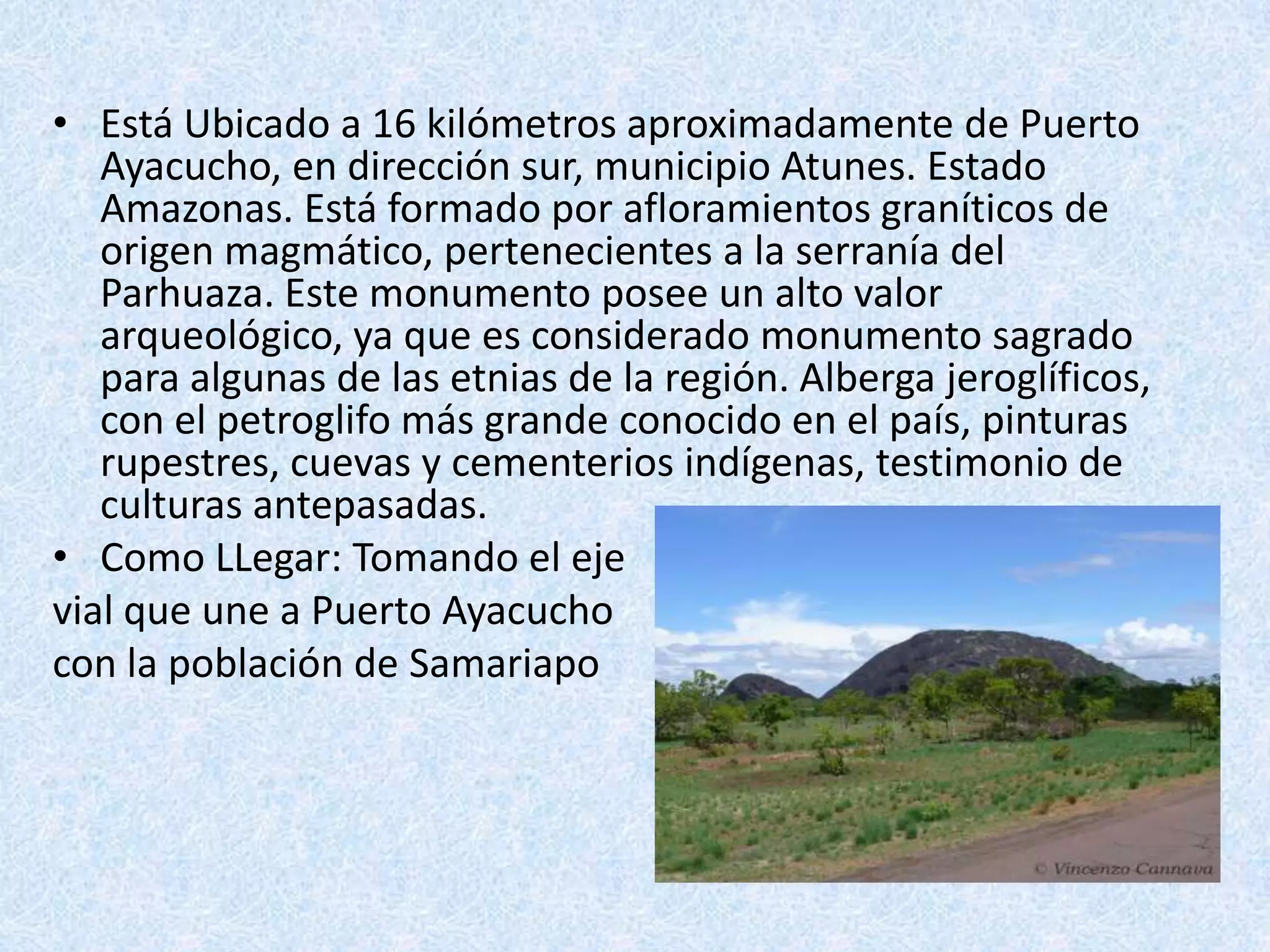 La piedra tortuga, amazonas | PPT