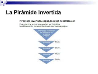 La pirámide invertida | PPT