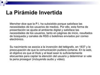 La pirámide invertida | PPT