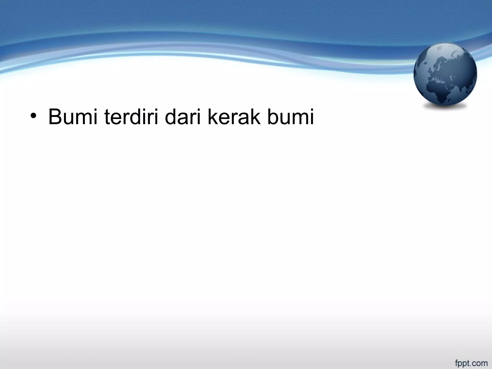 L apisan bumi | PPT