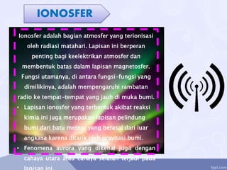 Lapisan bumi (Litosfer, Hidrosfer, Atmosfer) | PPTX