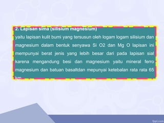 Lapisan bumi (Litosfer, Hidrosfer, Atmosfer) | PPTX