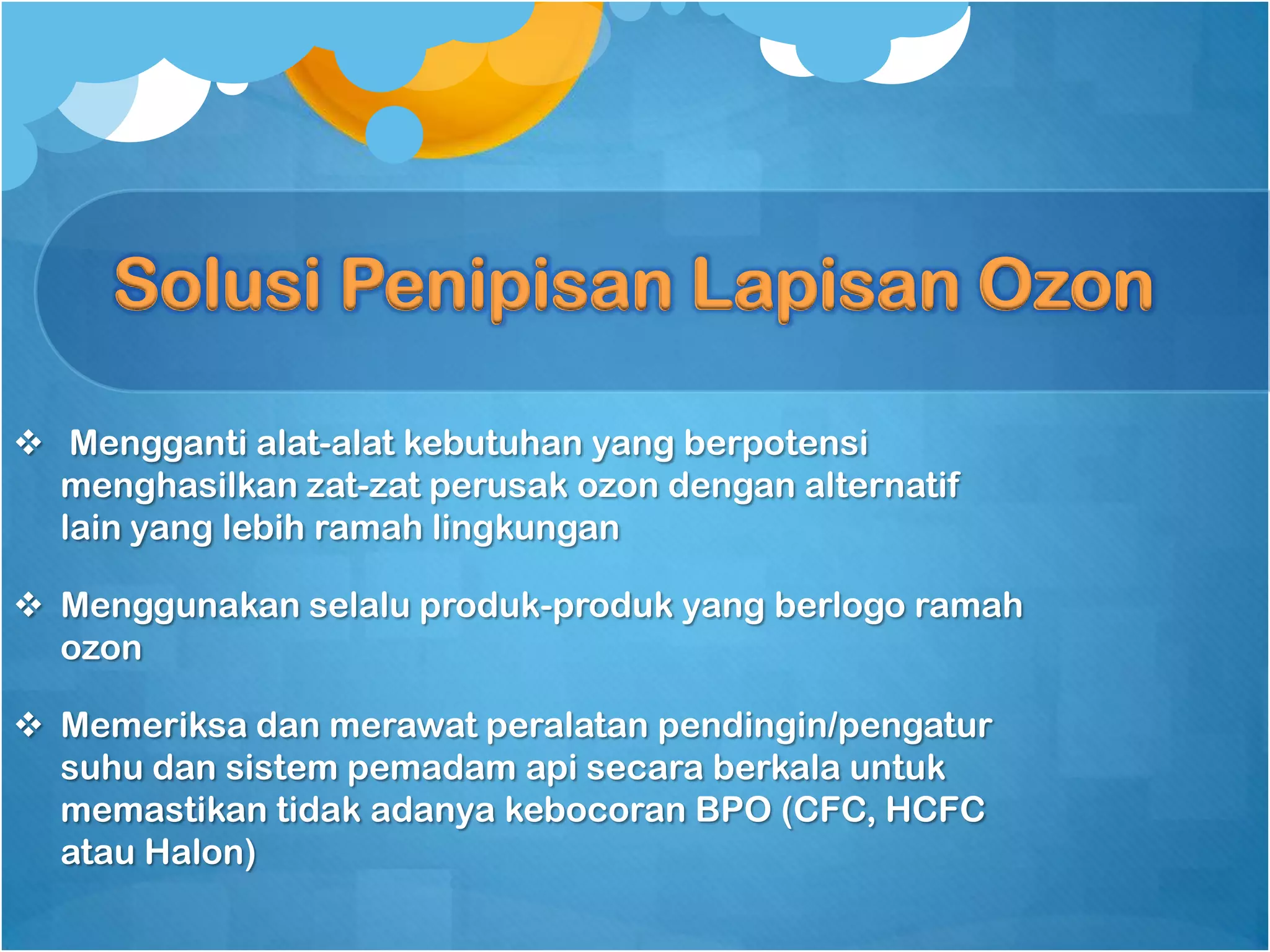 Lapisan ozon | PPTX