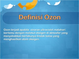 Lapisan ozon | PPTX