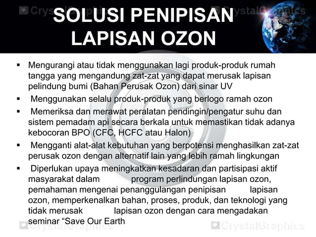 Lapisan ozon yana | PPT