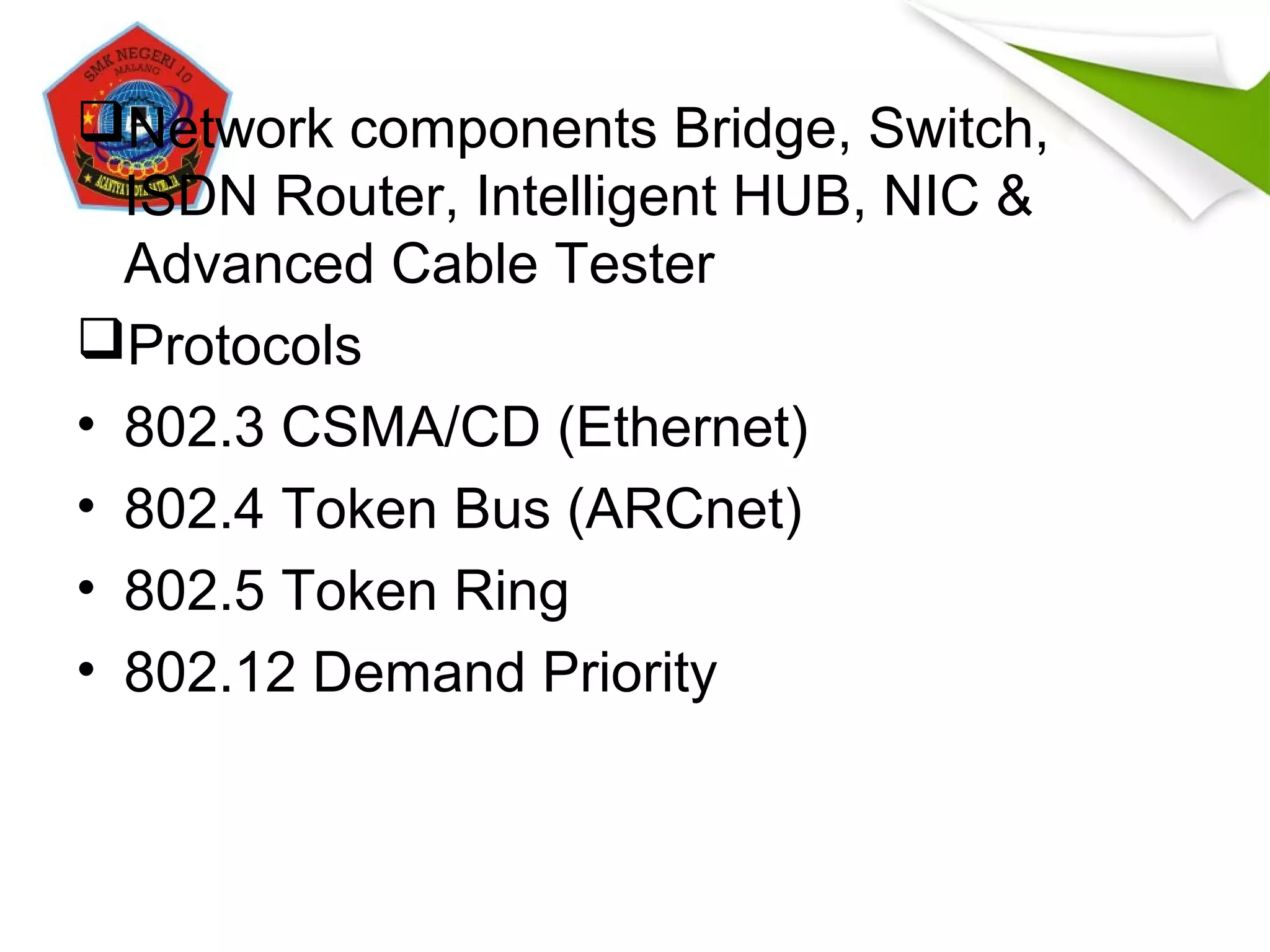 Lapisan protokol jaringan | PPT